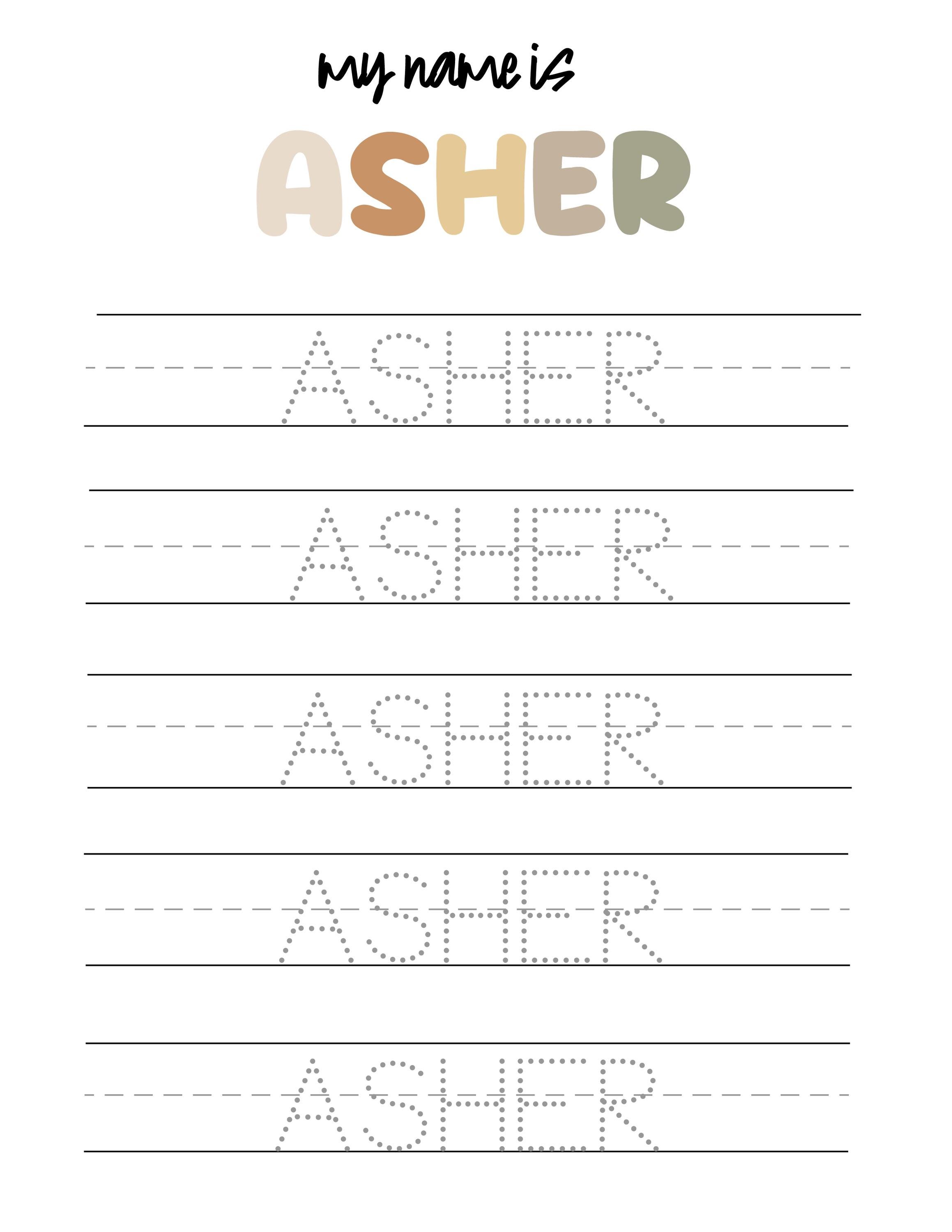 Name Tracing Custom Handwriting Worksheet Preschool Handwriting ...