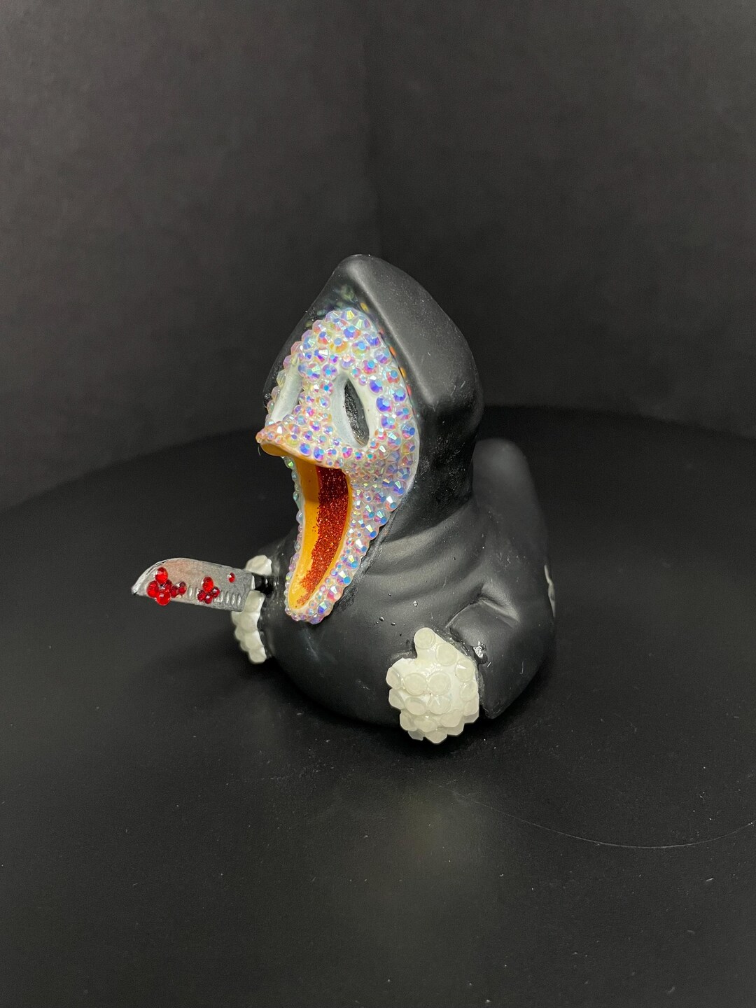 Scream Ghostface Stu Mallard Rhinestoned Rubber Duck - Etsy