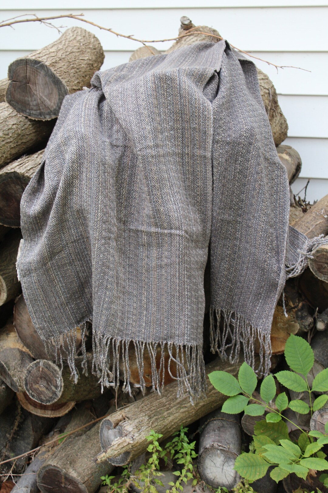 Handwoven Timber Wolf Wrap - Etsy