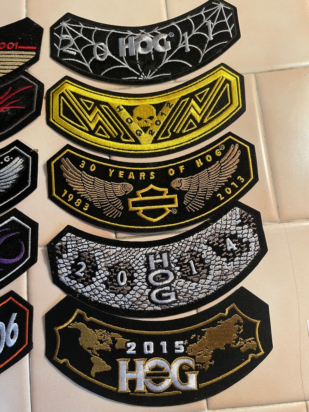 Collection of Harley Davidson Badges - Etsy