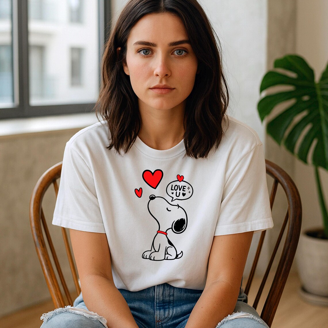 Snoopy T-shirt PNG, Funny Cartoon Tee SVG, Digital Gift for Friend ...