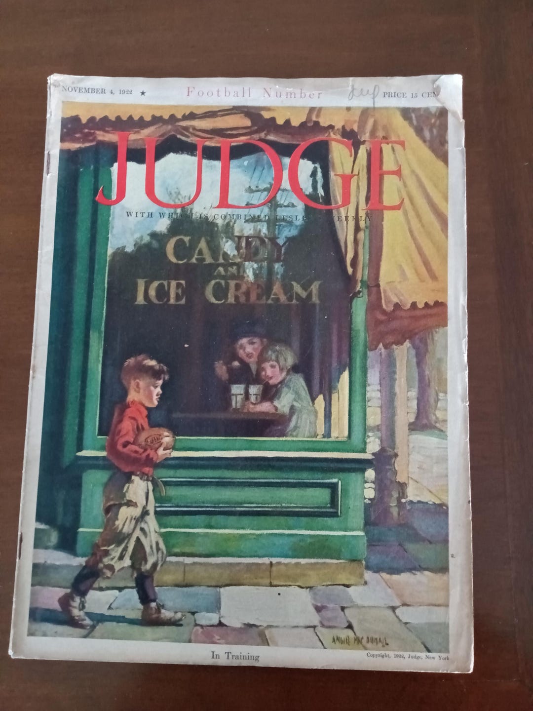 Judge Magazine 1922 November Edition Candy and Ice Cream - Etsy