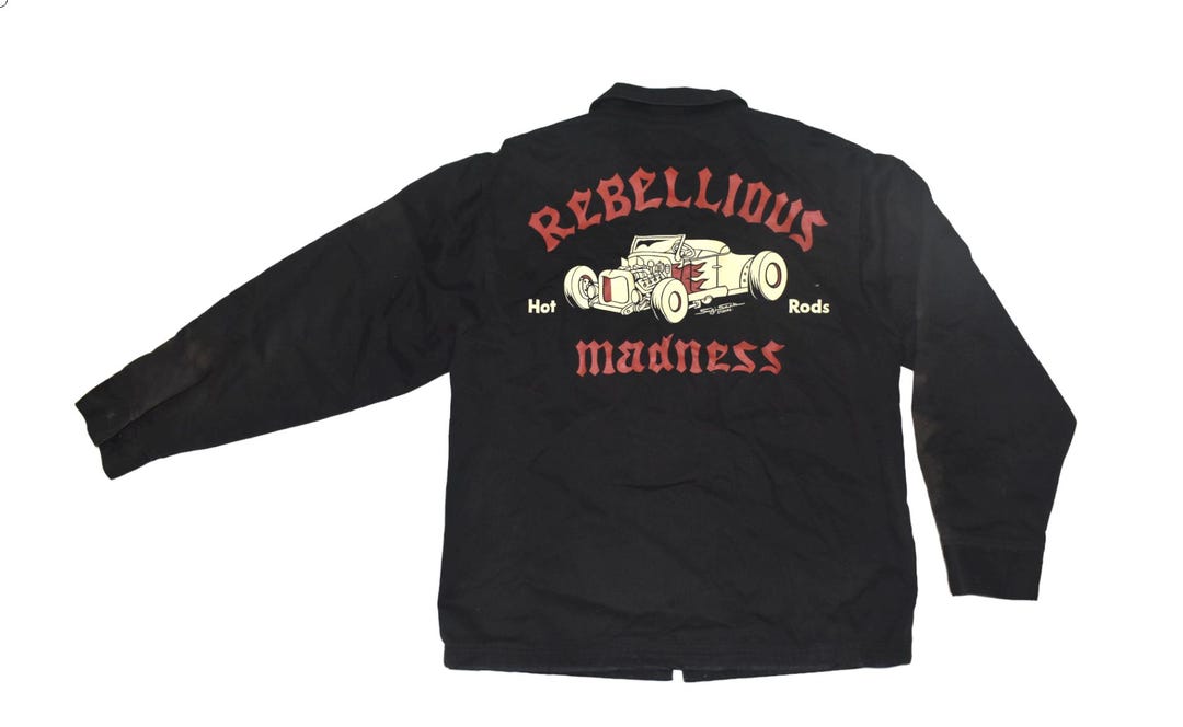Vintage Rebellious Madness Hot Rod Jacket - Etsy