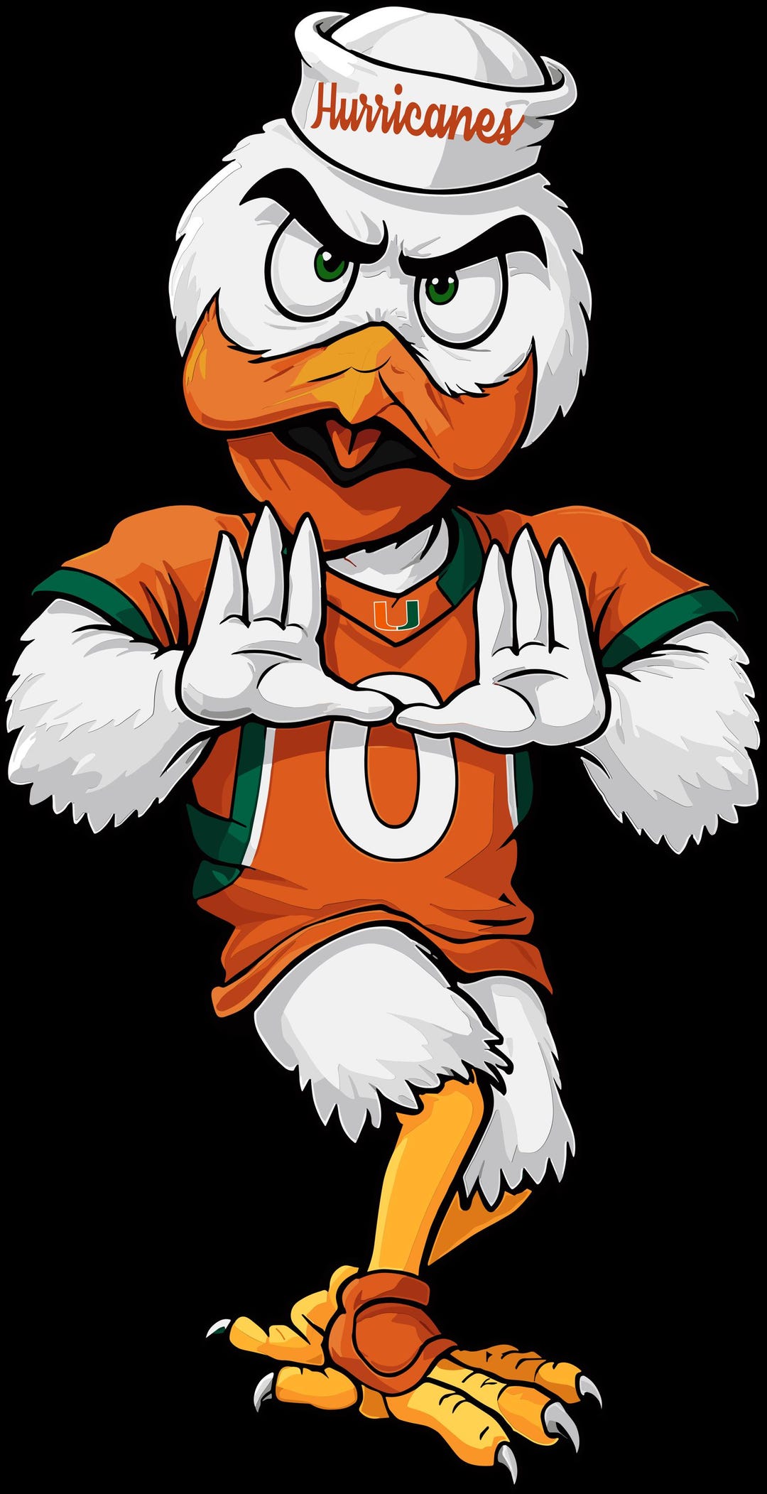 Mascot Sebastian With Hands - Etsy