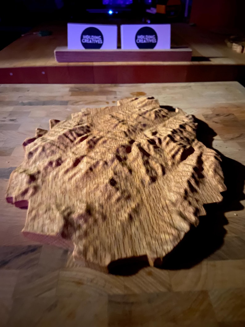 3D Topographic Map of High Peaks Region, Adirondack Mountains, NY - Etsy