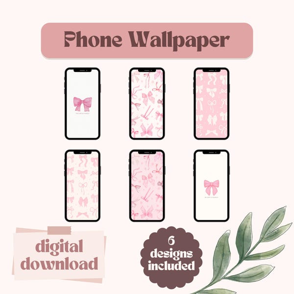 Bow Wallpaper for iPad - Etsy