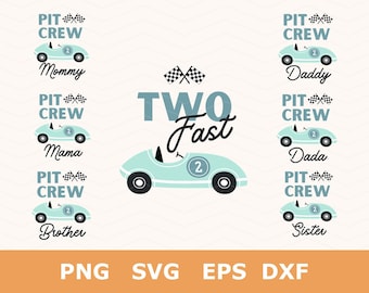 Fast One Birthday SVG, First Birthday SVG, Race Car SVG, Family ...
