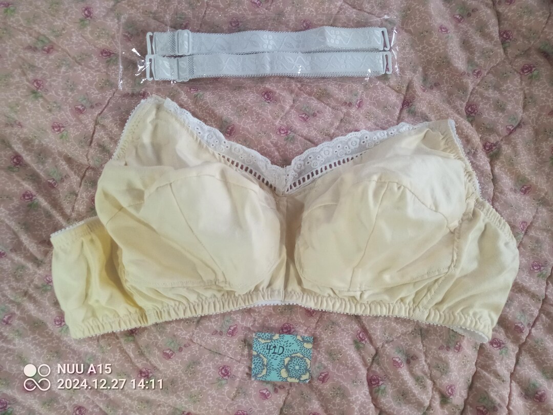40s Style Bra W/ Cotton Vintage Size 41D - Etsy
