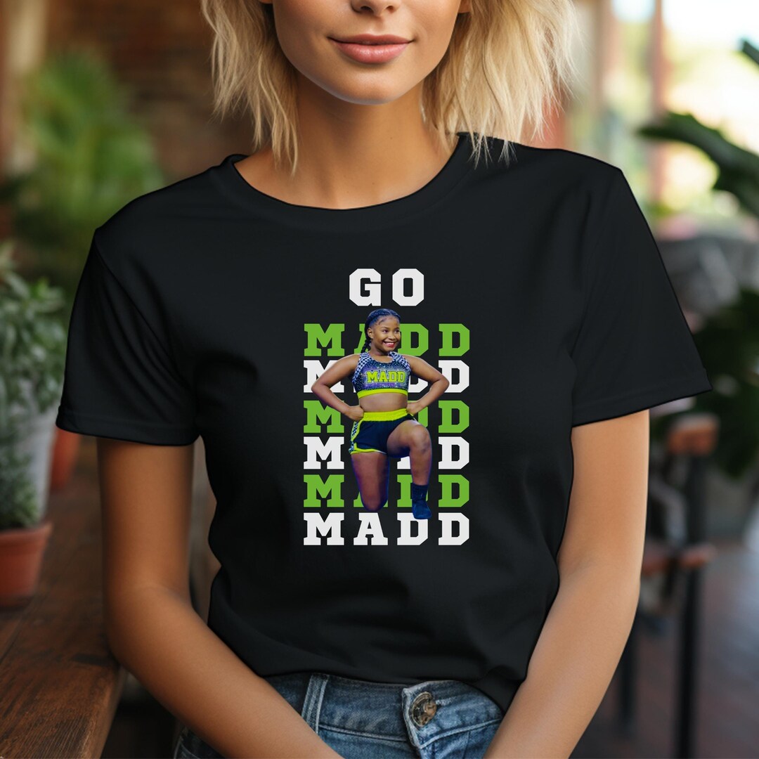 Custom Cheer Shirt, MADD Team Wear, Spirit Wear, Cheerleader Apparel - Etsy