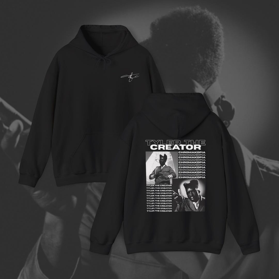 Tyler the Creator, Chromakopia Hoodie, Album Cover Hip Hop Sweatshirt ...