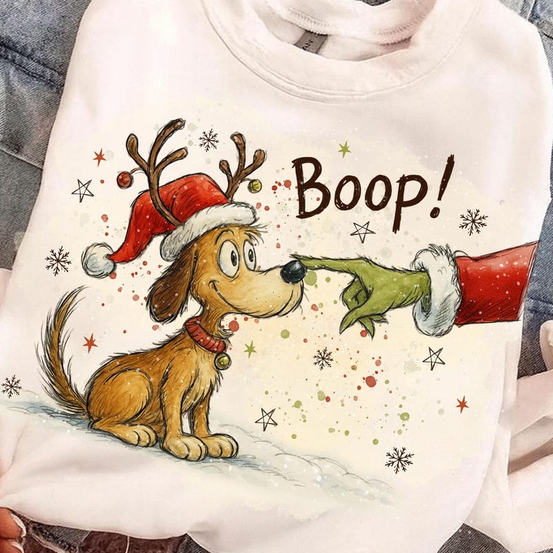 The Grinch Boop Shirt - Etsy