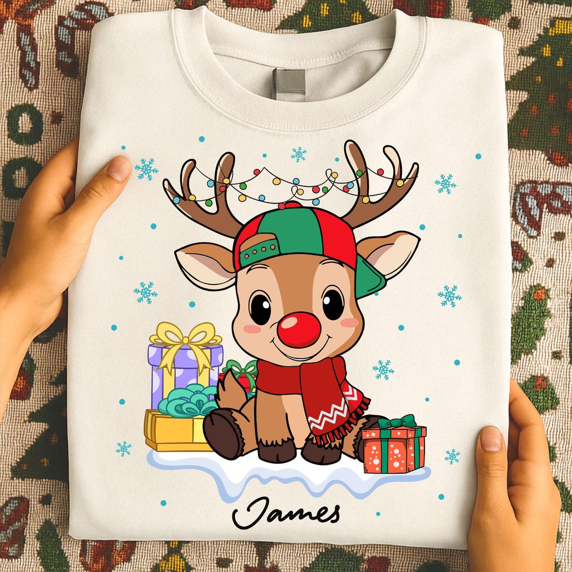 Custome Kids Christmas Png: Reindeer Christmas Png, Christmas Couple ...