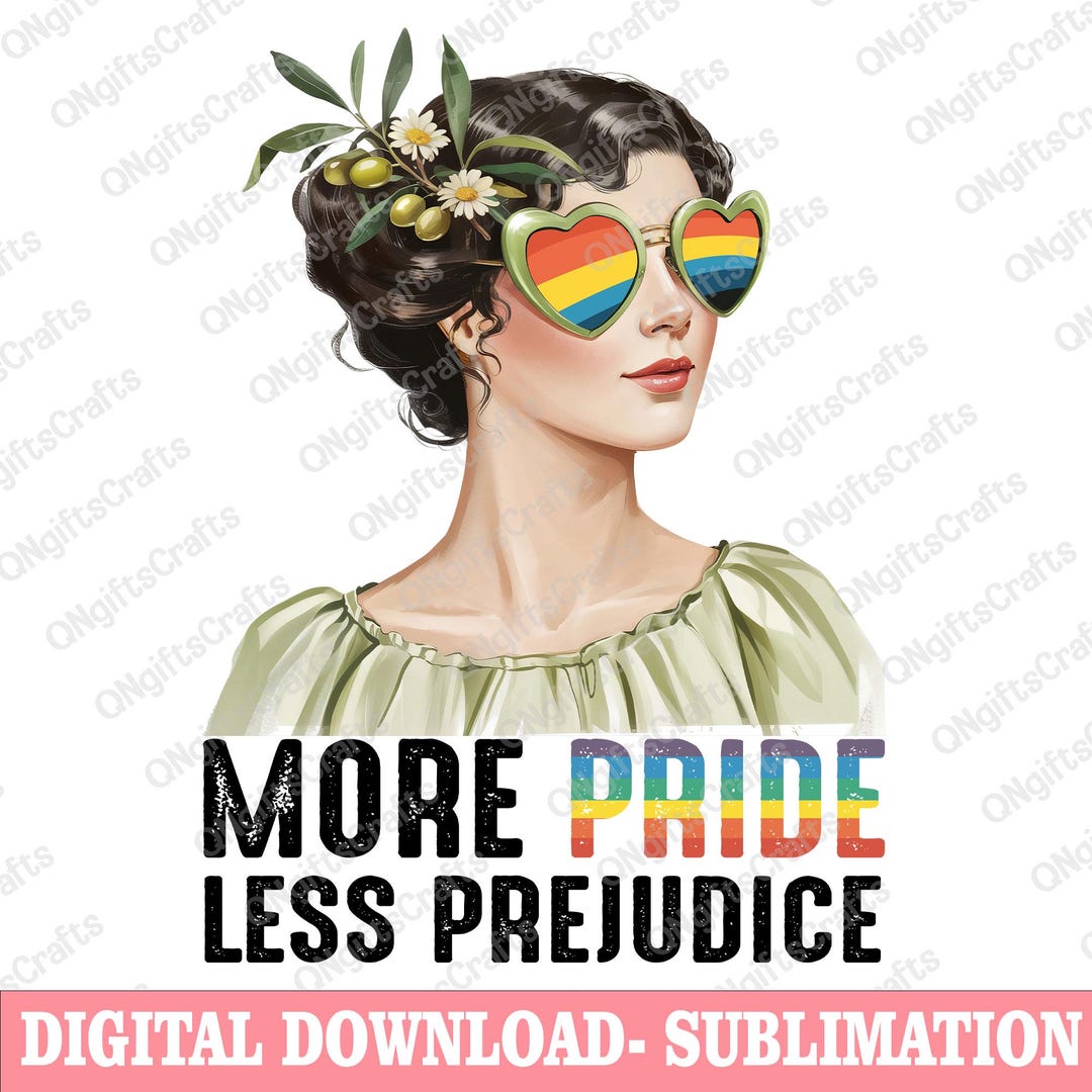 More Pride Less Prejudice Png, Pride Month Png, Pride Png, LGBT ...