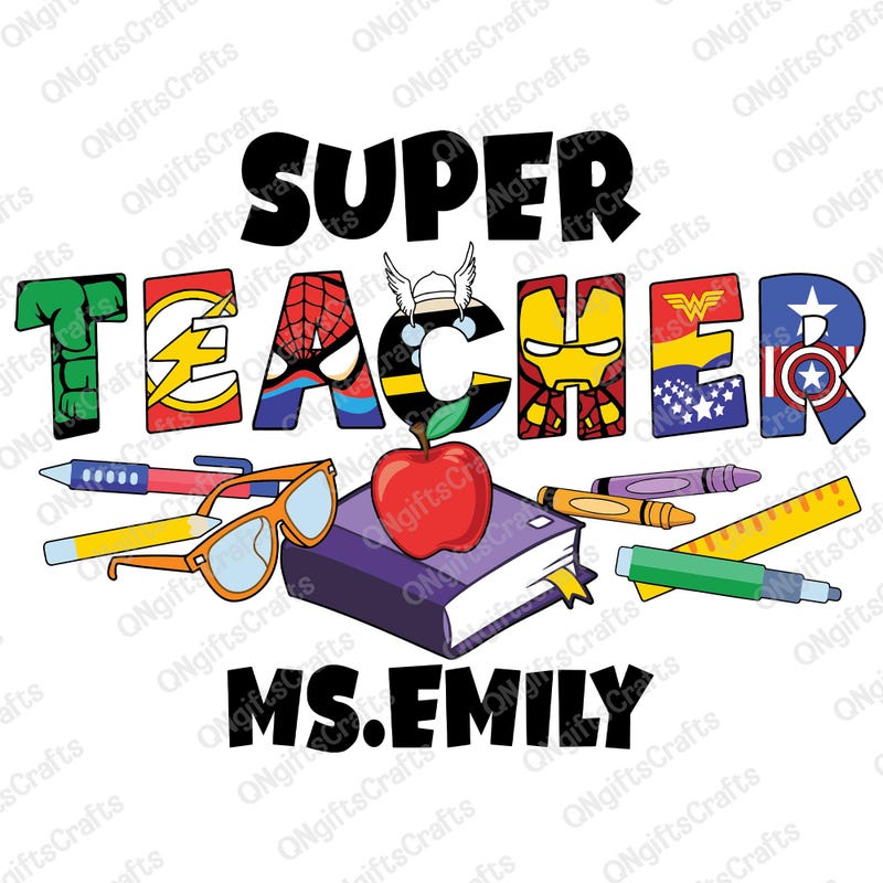 Super Teacher - Etsy