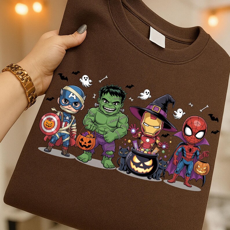 Retro Superheros Halloween Png, Trendy Boy Halloween Png, Halloween Png ...