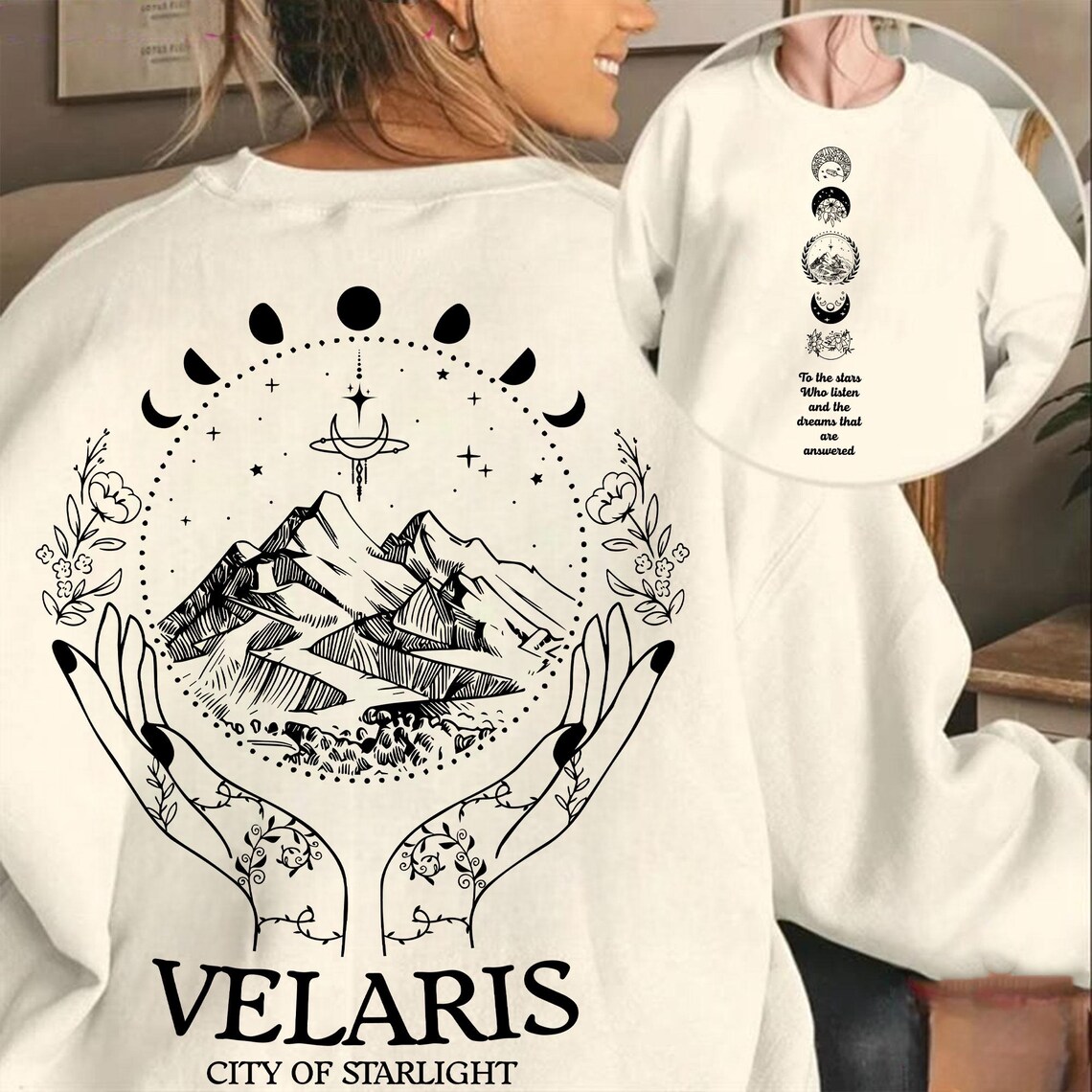Velaris Svg, City of Starlight Svg, ACOTAR Svg, Mountain Moon Phases ...