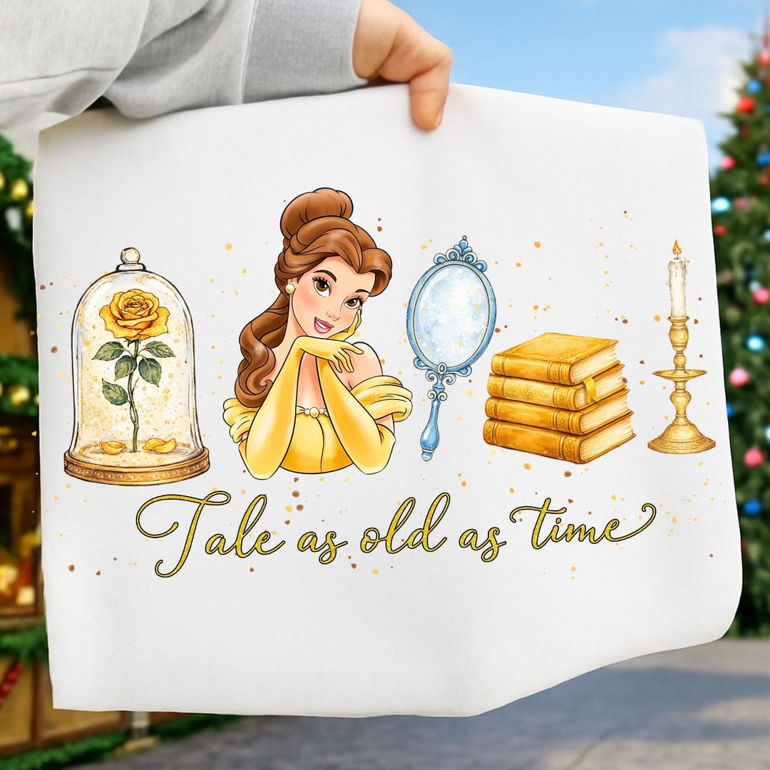 Preppy Princess PNG: Beauty and the Beast, Tale as Old as Time Png ...