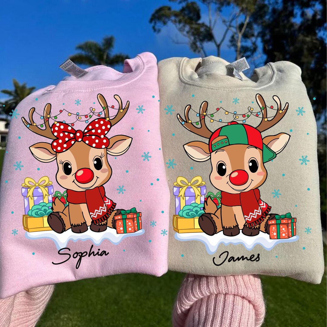 Custome Kids Christmas Png: Reindeer Christmas Png, Christmas Couple ...