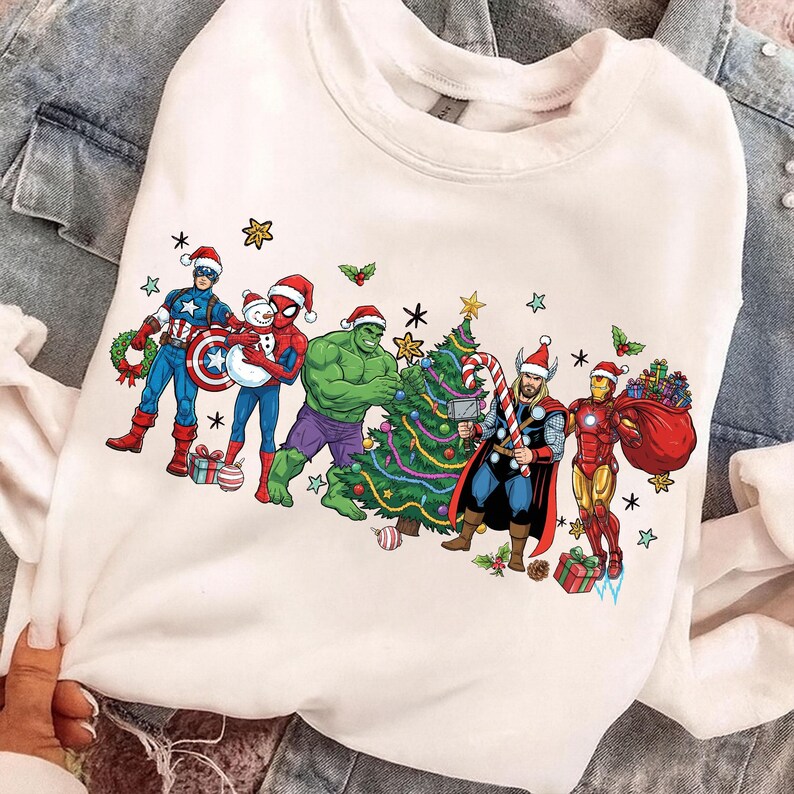 Superhero Christmas PNG: Retro Comic Design (digital Download) - Etsy