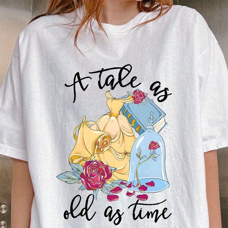 Beauty and the Beast Png Bundle, Tale as Old as Time Png, Princess Book ...