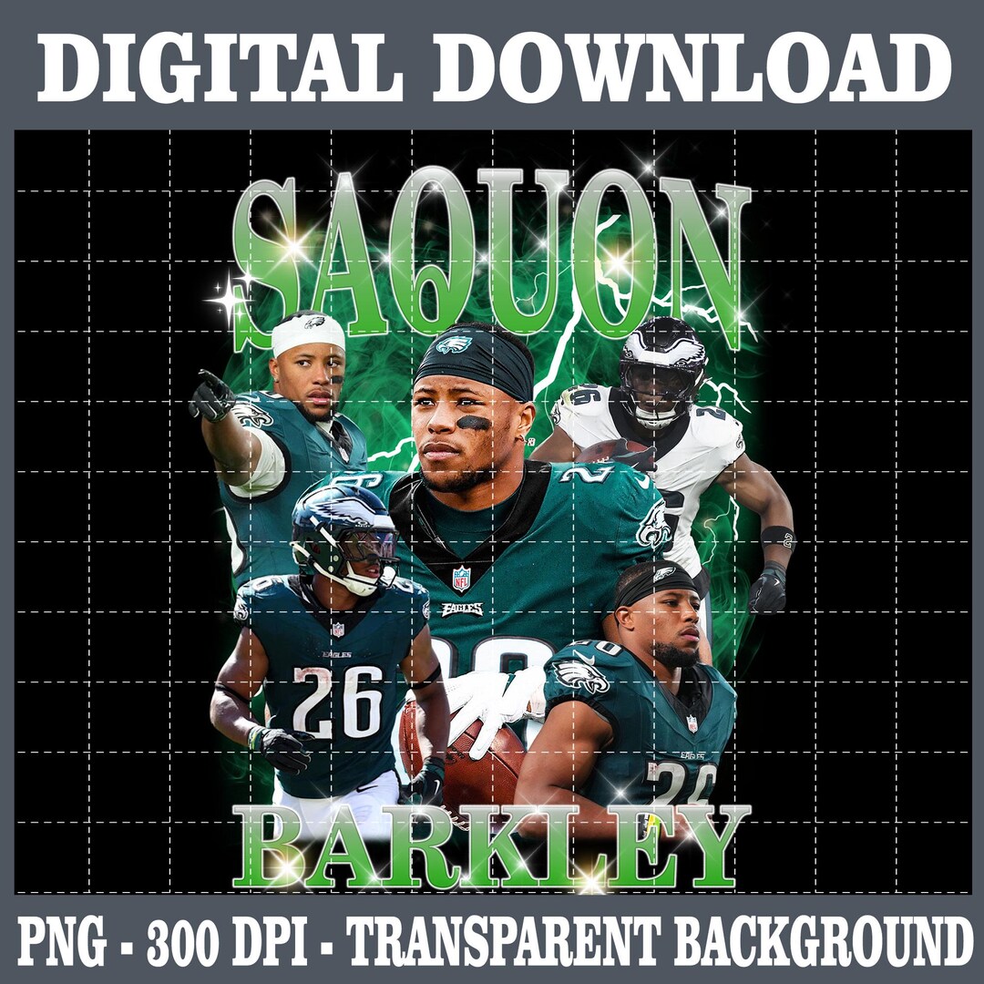 Buy Saquon Barkley Png, Fly Saquon Barkley Eagles Png, American ...