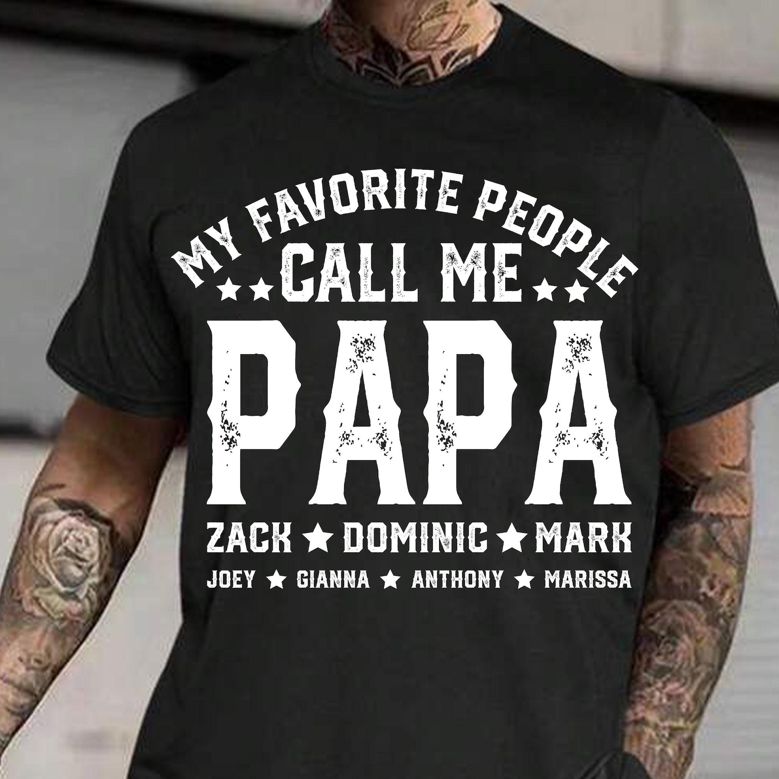 Personalized My Favorite People Call Me Papa Svg, Custom Kids Name Svg ...