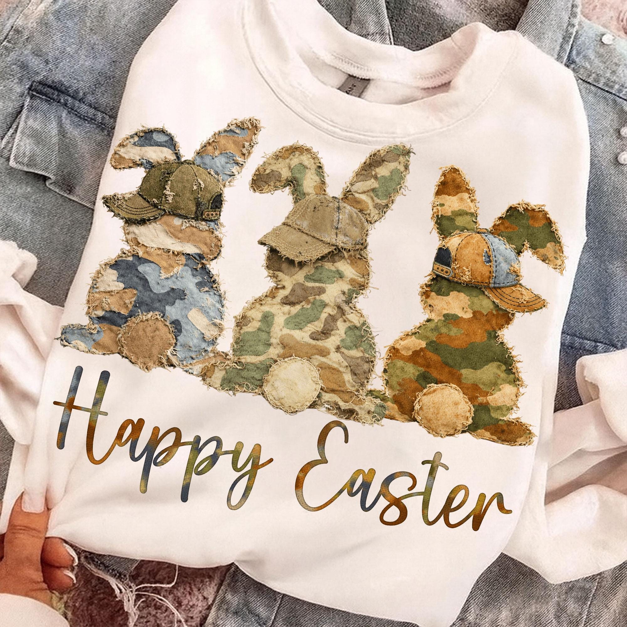 Camo Easter Bunnies PNG: Boy Easter Design (digital Download) - Etsy