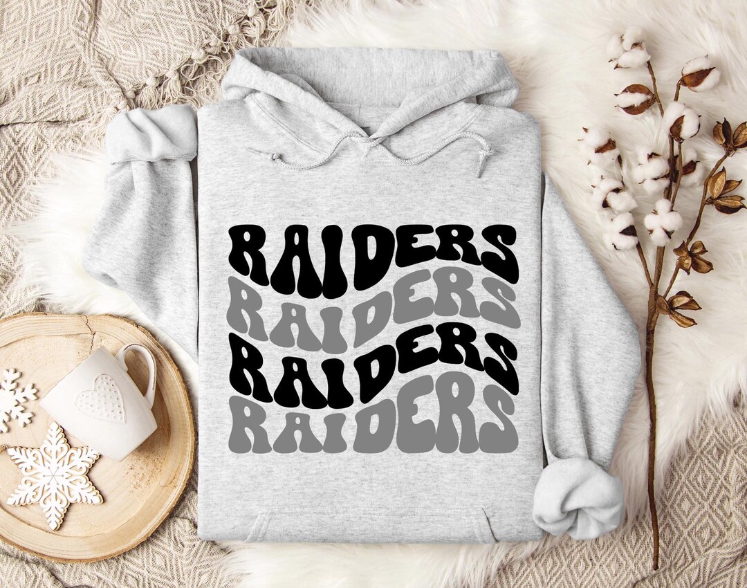 Las Vegas Raiders Inspired Football Hoodie, Raiders Sweater, Football ...