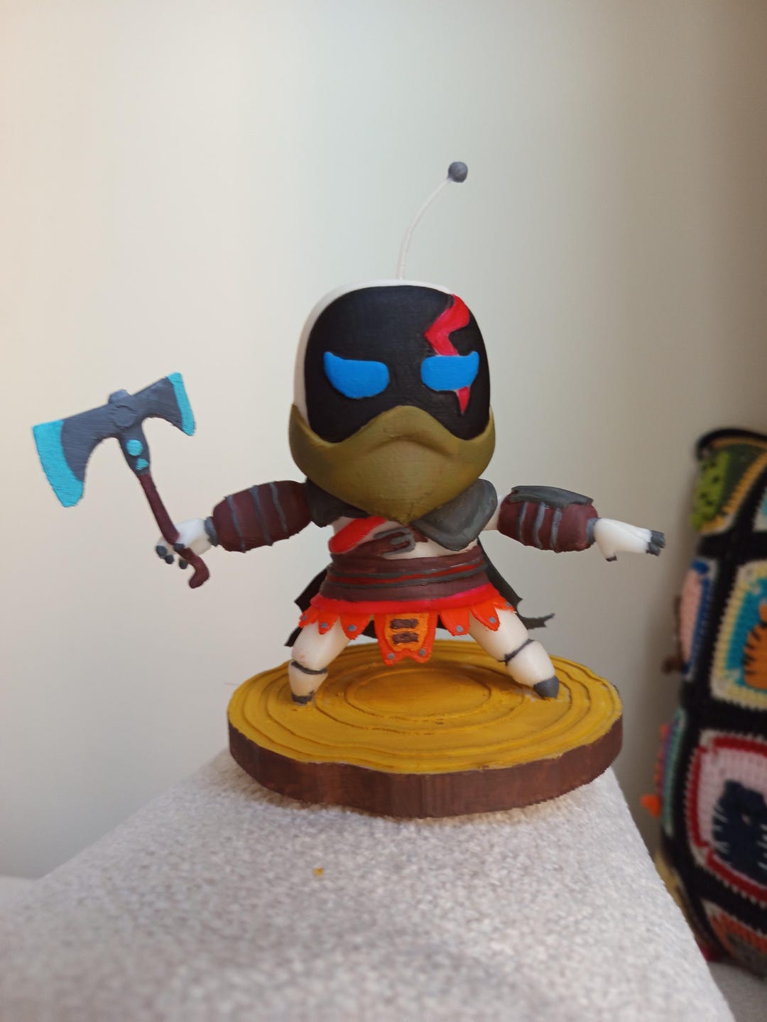 Astro Bot Kratos-inspired Collectible Figure | 3D Printed Articulated ...