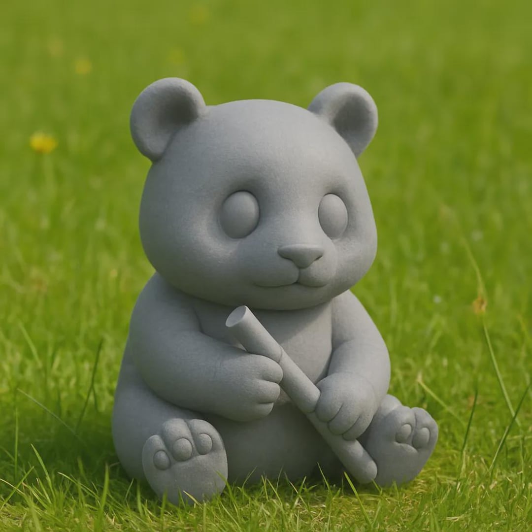 Cute Panda STL File | 3D Printable Kawaii Animal Model | Adorable Bear ...