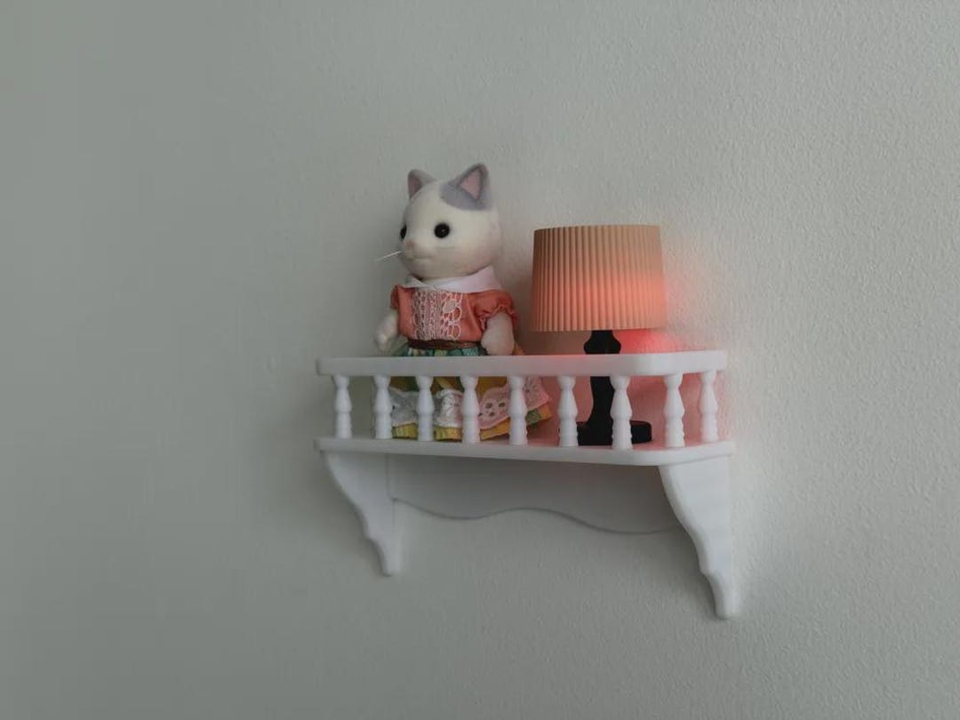 Mini Balcony Wall Shelf – Scalable Ledge | STL File | Perfect for 3D ...