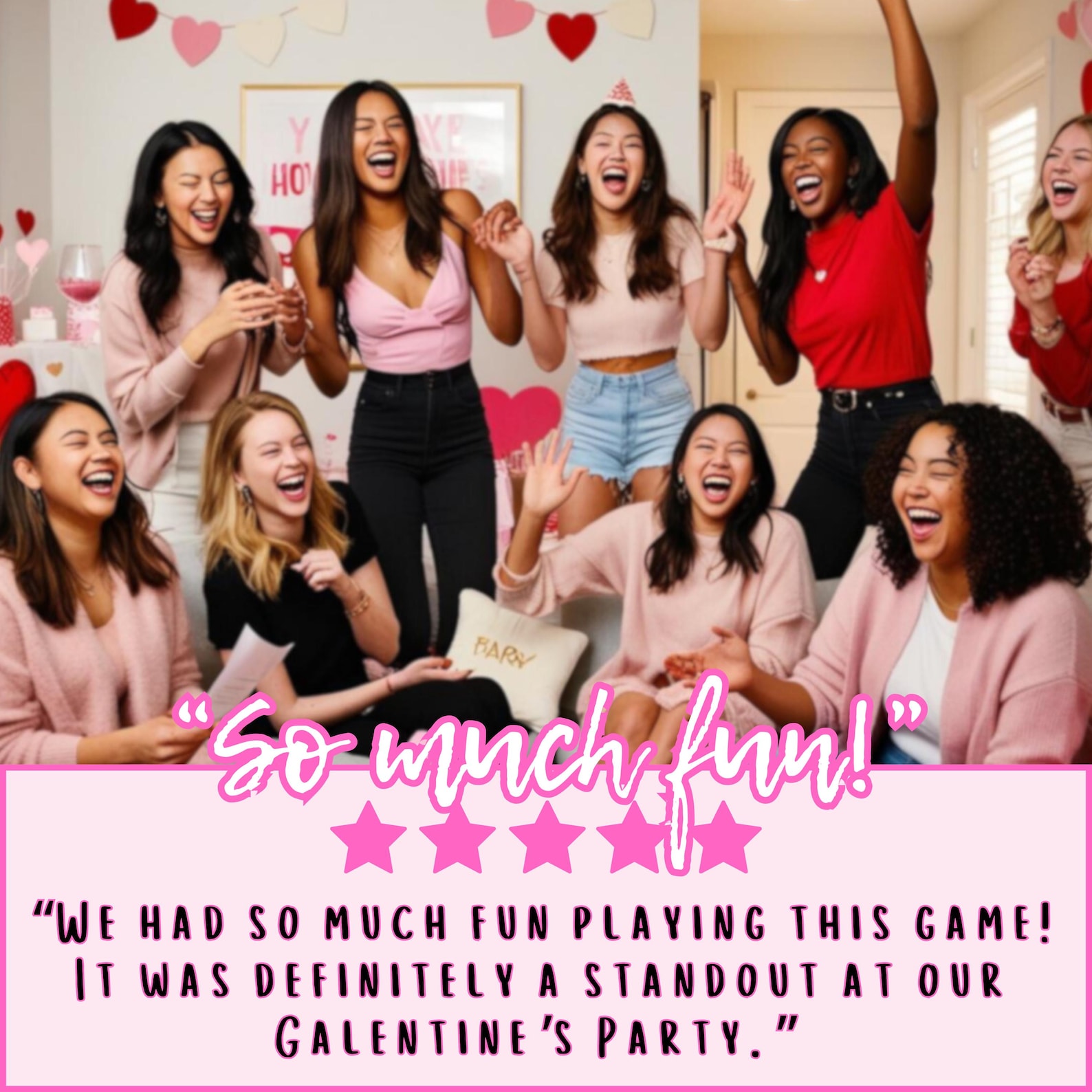Ladies Night Galentines Games, Girls Night Galentines Day Game ...