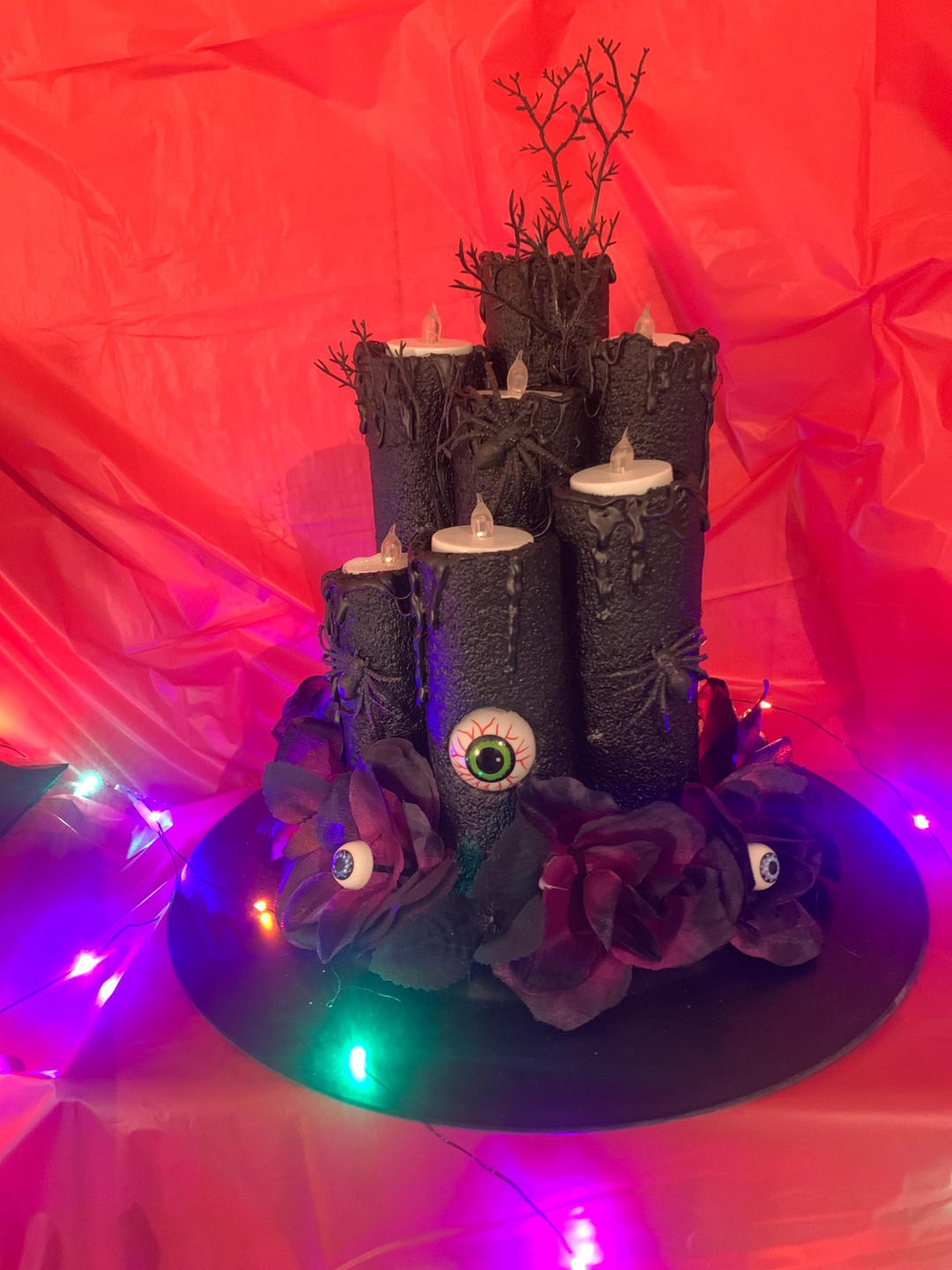 Spooky Flameless LED Tea Light Candle Holders - Etsy
