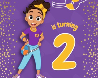 Pinkfong Hogi Birthday Invitation, Digital Download, Edit With Canva ...