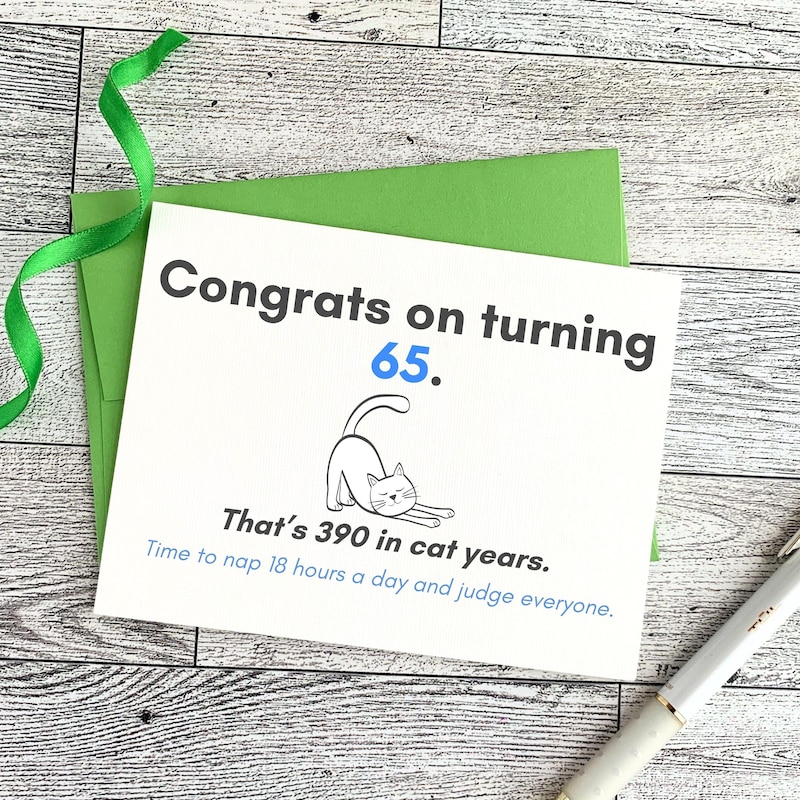 Funny Aging Card - Etsy