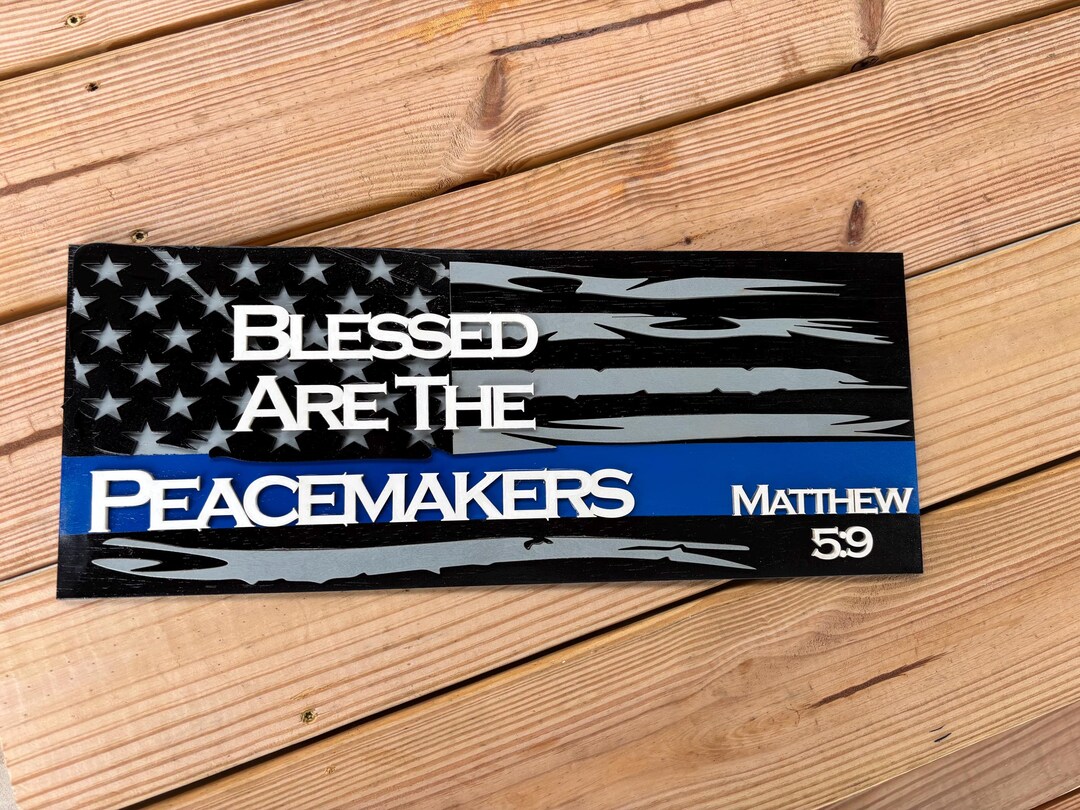 Back the Blue Sign - Etsy