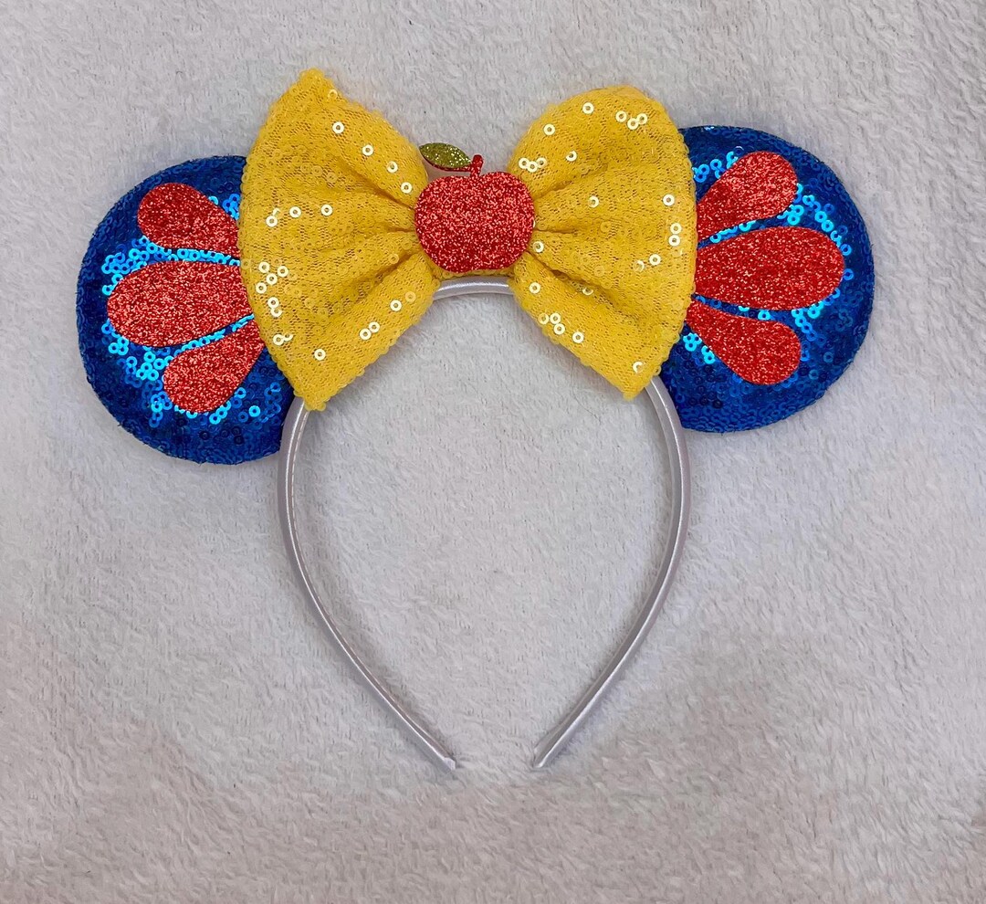Snow White Princess Theme Sparkle Headband - Etsy