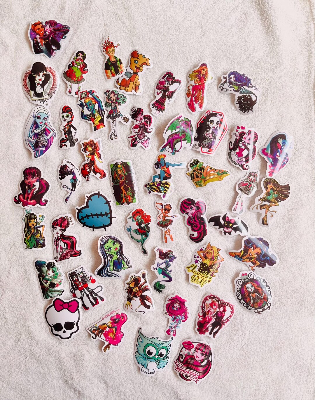 50pcs Monster High PVC Stickers - Etsy