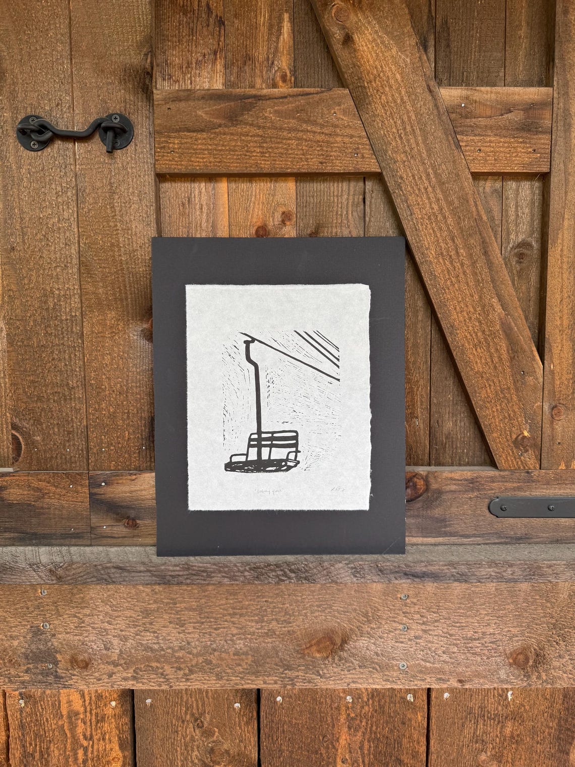 Historic Ski Lift Print, Large Art Print, Retro Colorado Ski Lift ...
