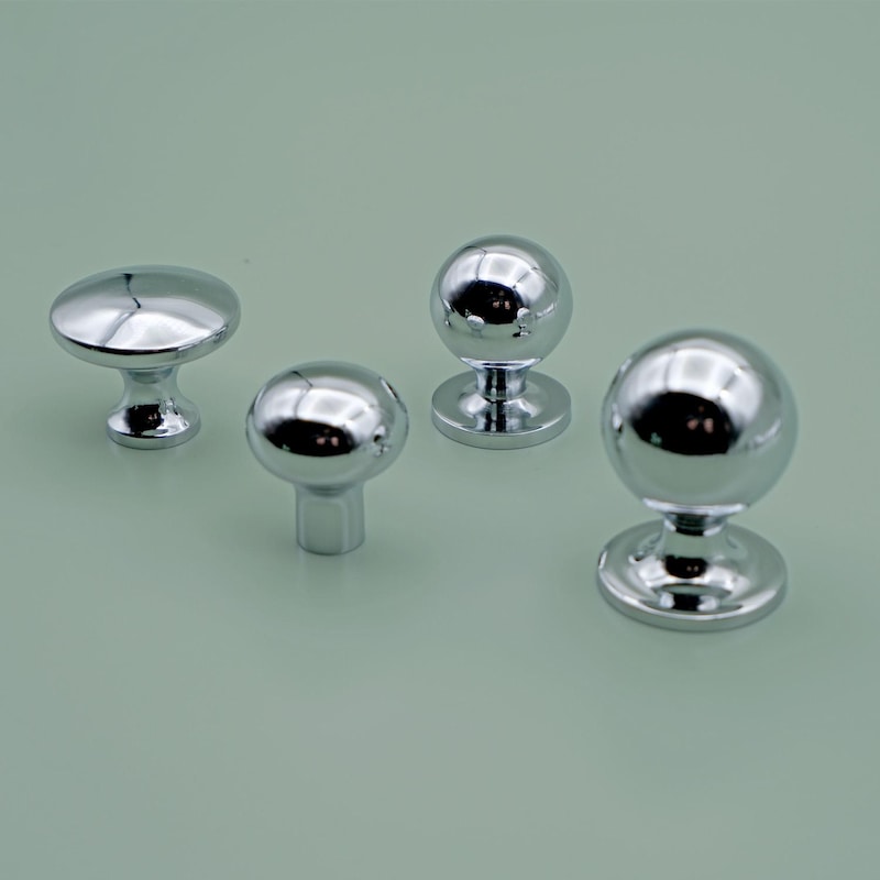 Chrome Knobs - Etsy