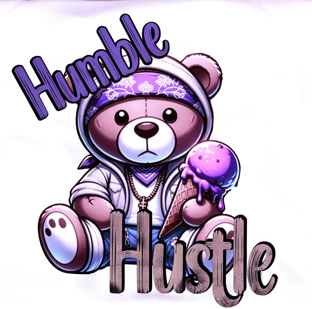 Humble Hustle Bear T-shirt - Etsy