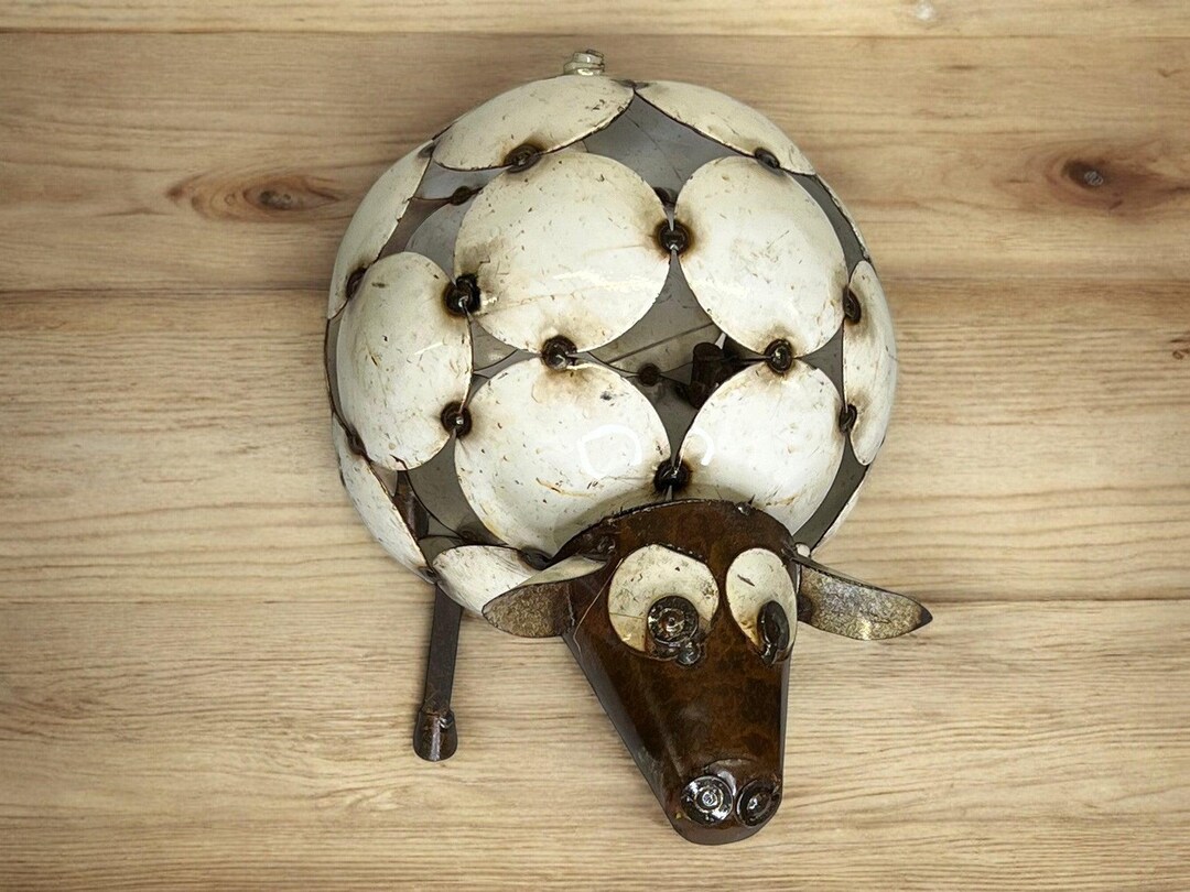 Metal Sheep Garden Sculpture - Etsy
