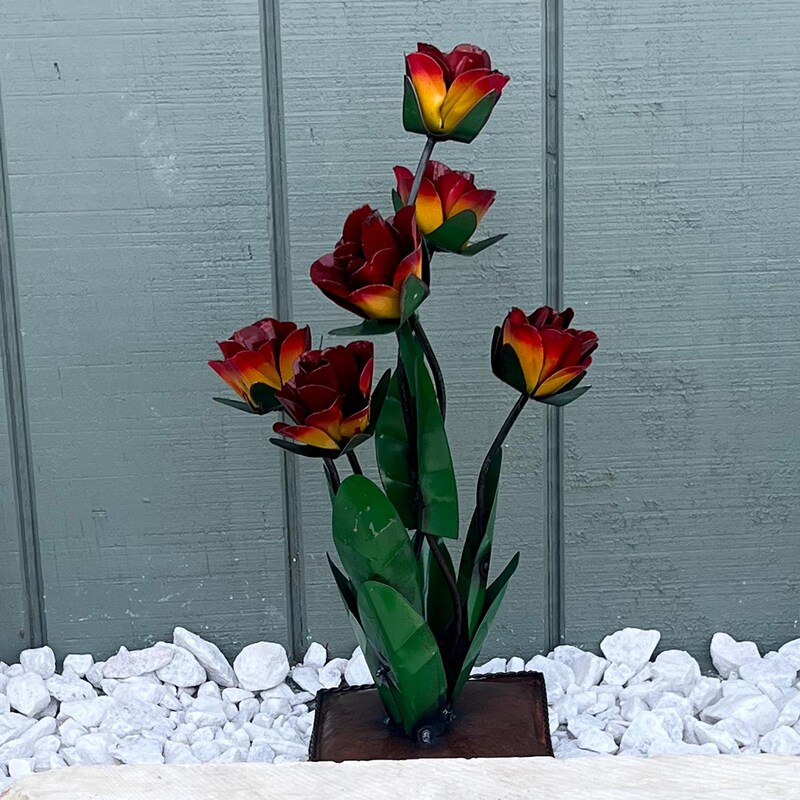 Metal Flowers - Etsy