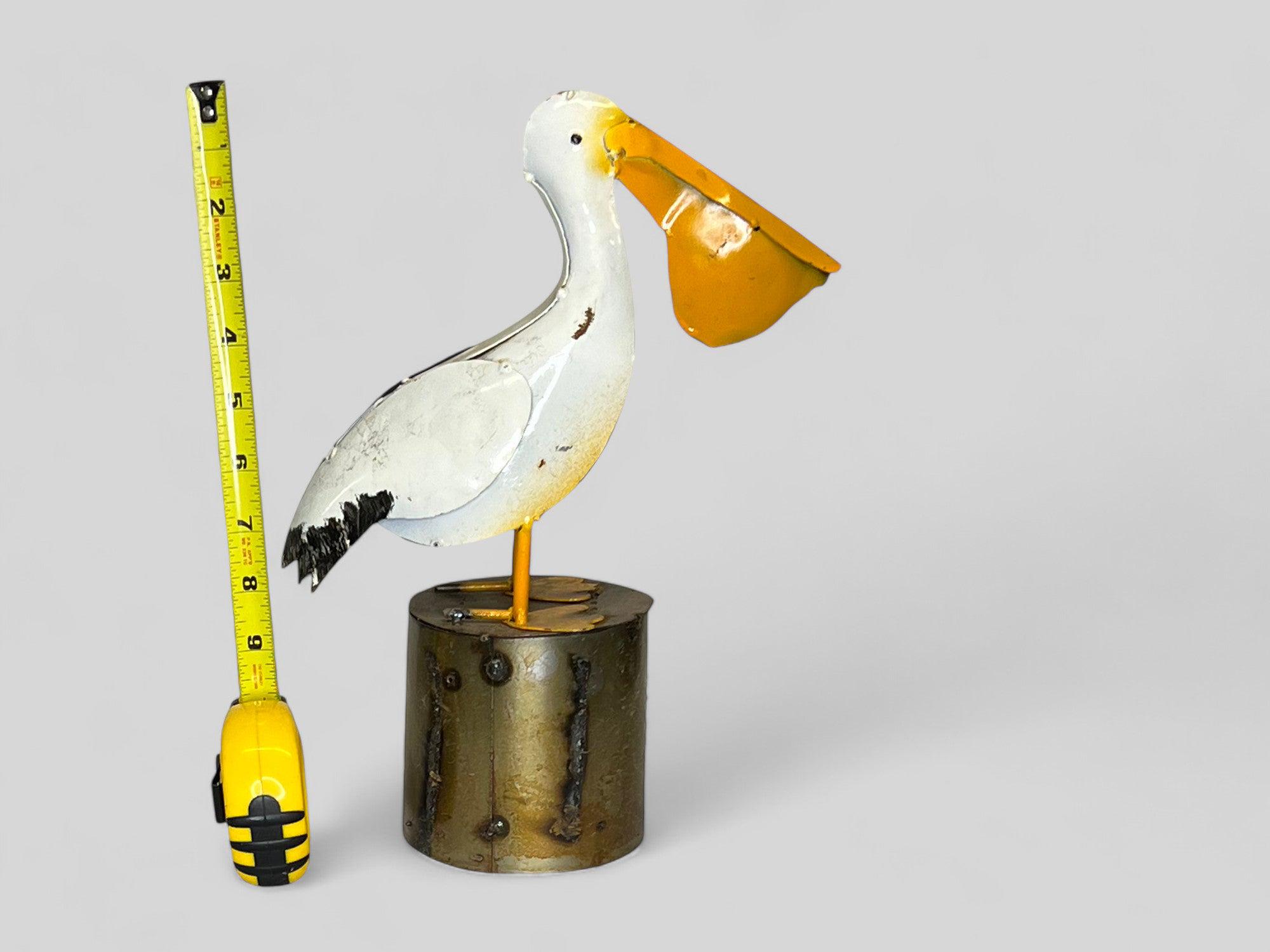 Pelican Metal Garden Sculpture - Etsy