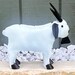 Handmade Recycled Metal Goat Sculpture: Rustic Farmhouse Garden Decor ...