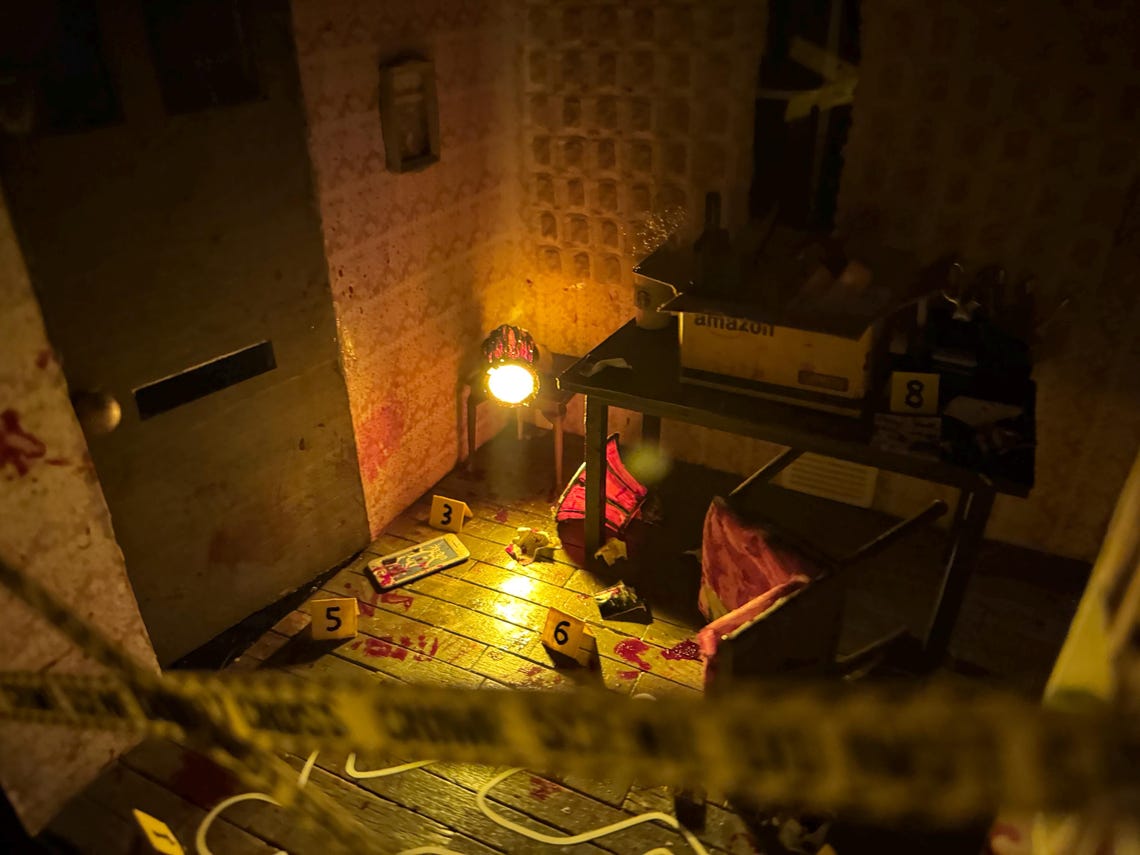 Miniature Crime Scene Diorama *MADE TO ORDER* - Etsy
