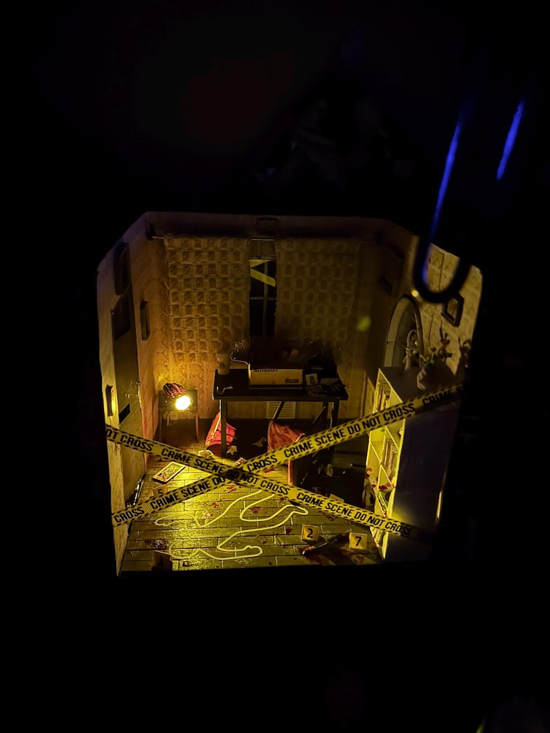 Miniature Crime Scene Diorama *MADE TO ORDER* - Etsy UK