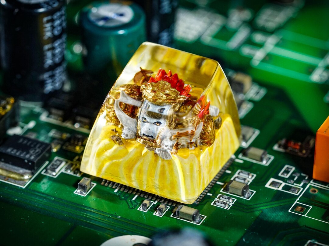 Starscourge Radahn Helmet Keycap, Fantasy Resin Elden Ring Keycap ...