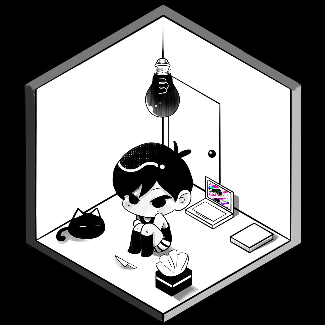 Omori White Space Acrylic Charm - Etsy