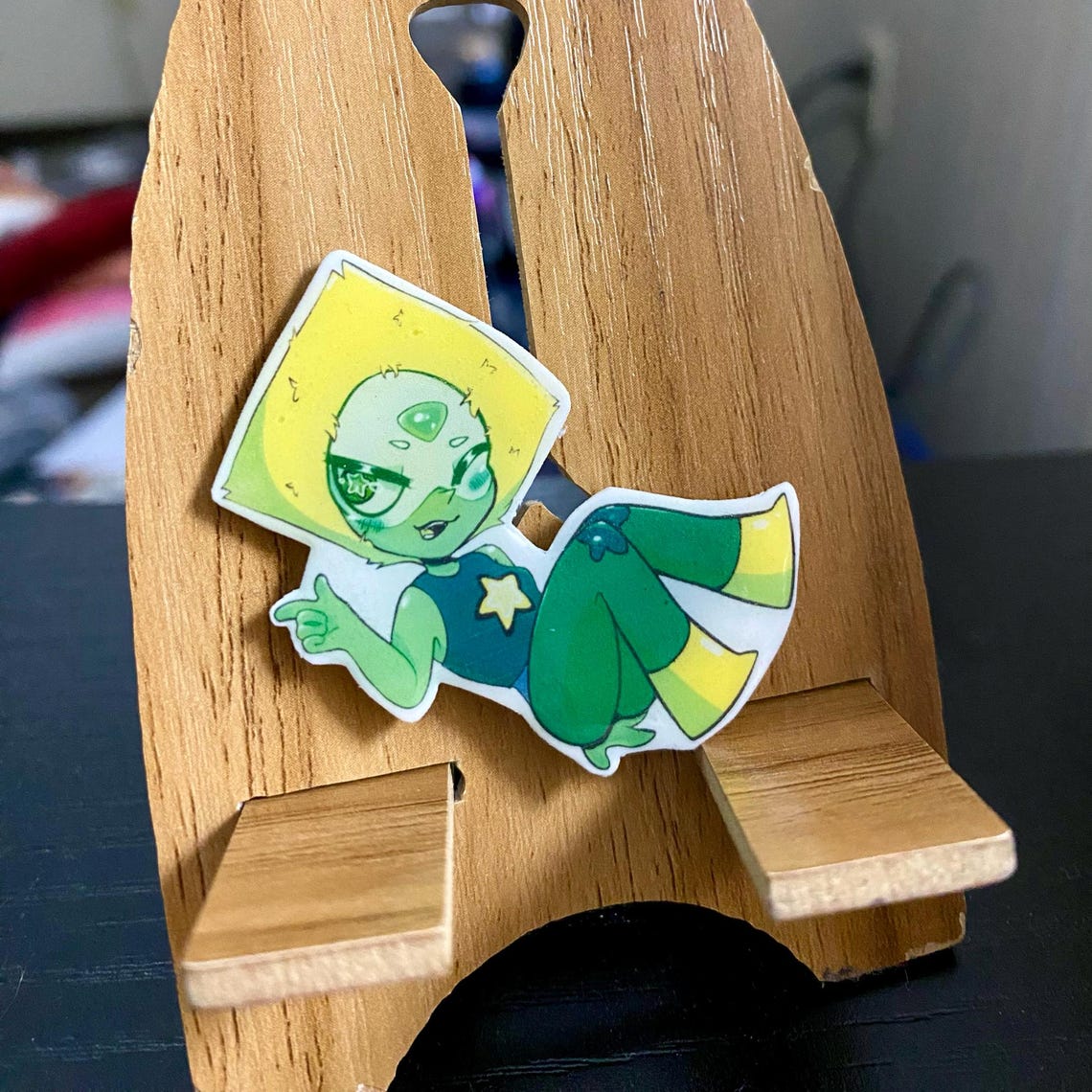 Peridot Pin - Etsy